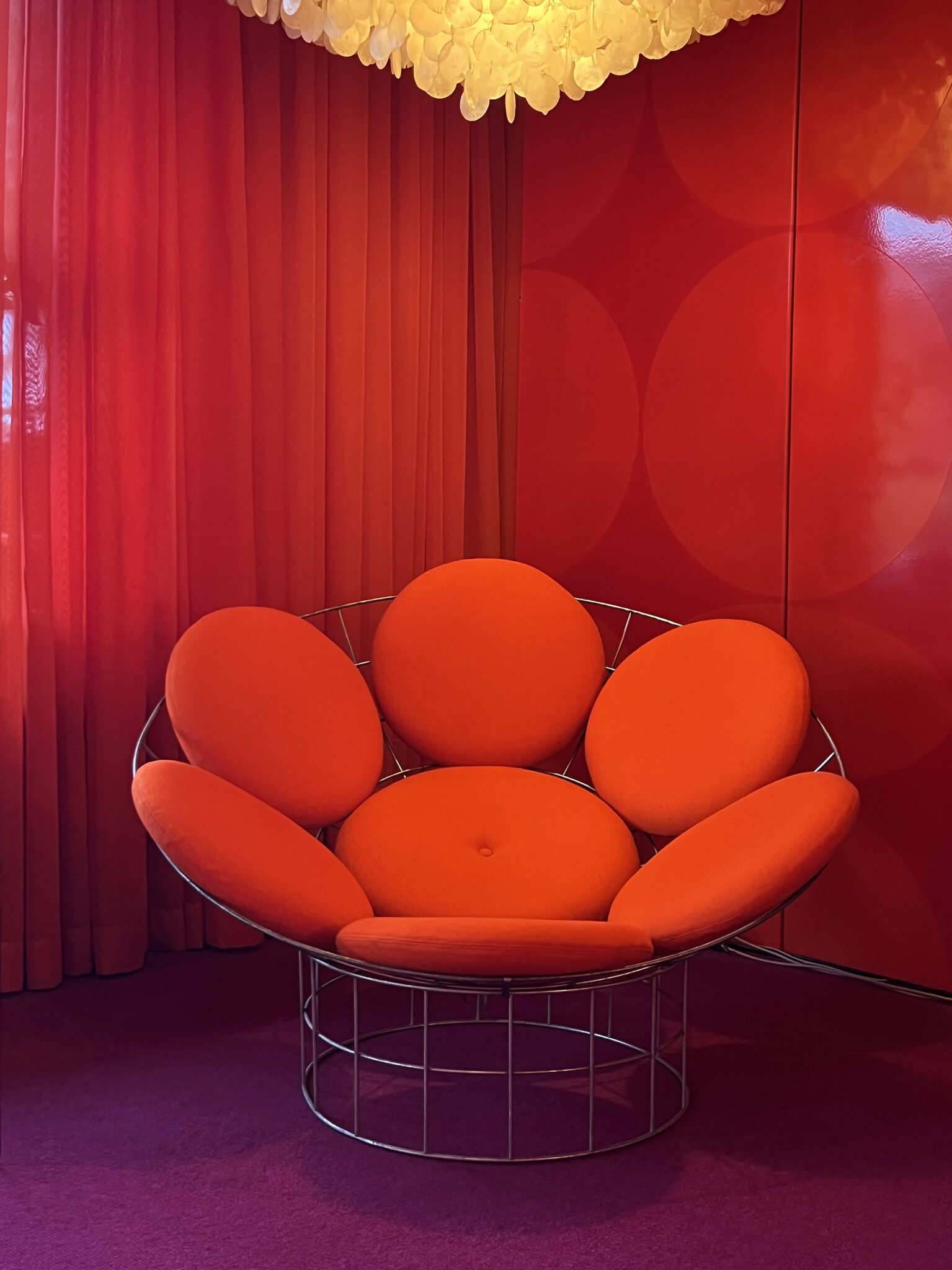 ORANGE T5 PEACOCK CHAIR | THE VERNER PANTON COLLECTOR